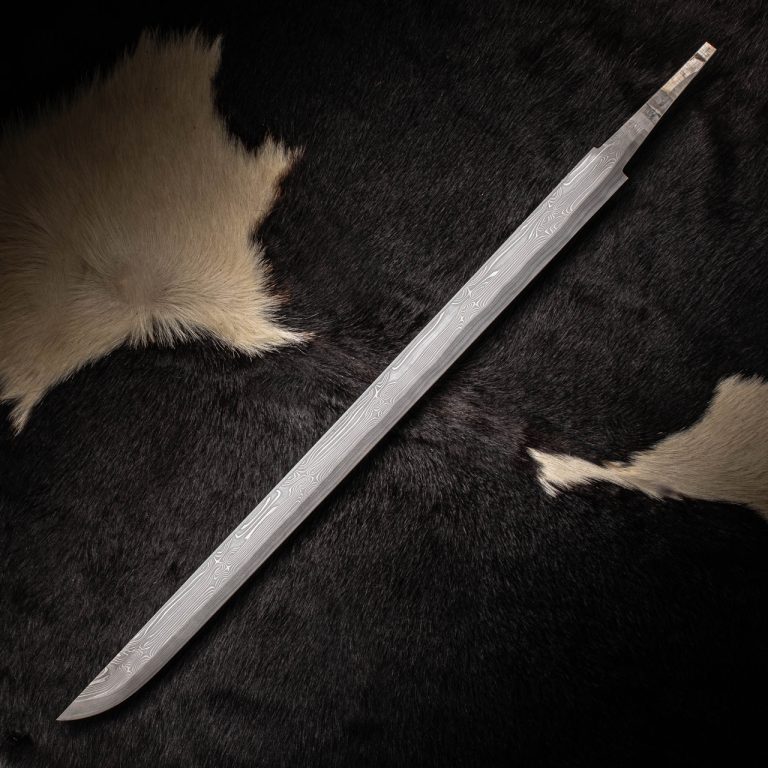 30.5" Norse single edged Sword blade - Owen Bush Bushfire Forge